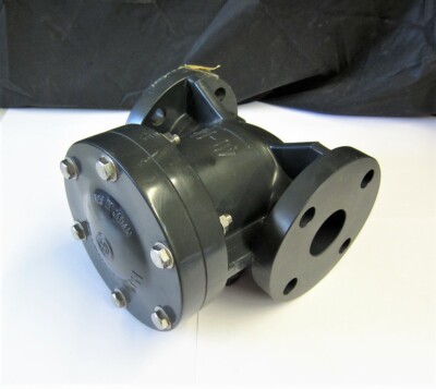 Asahi AV 40-1 1/2" Swing Gate Check Valve FKM 4 Bolt Flanges New Hi-PVC ...