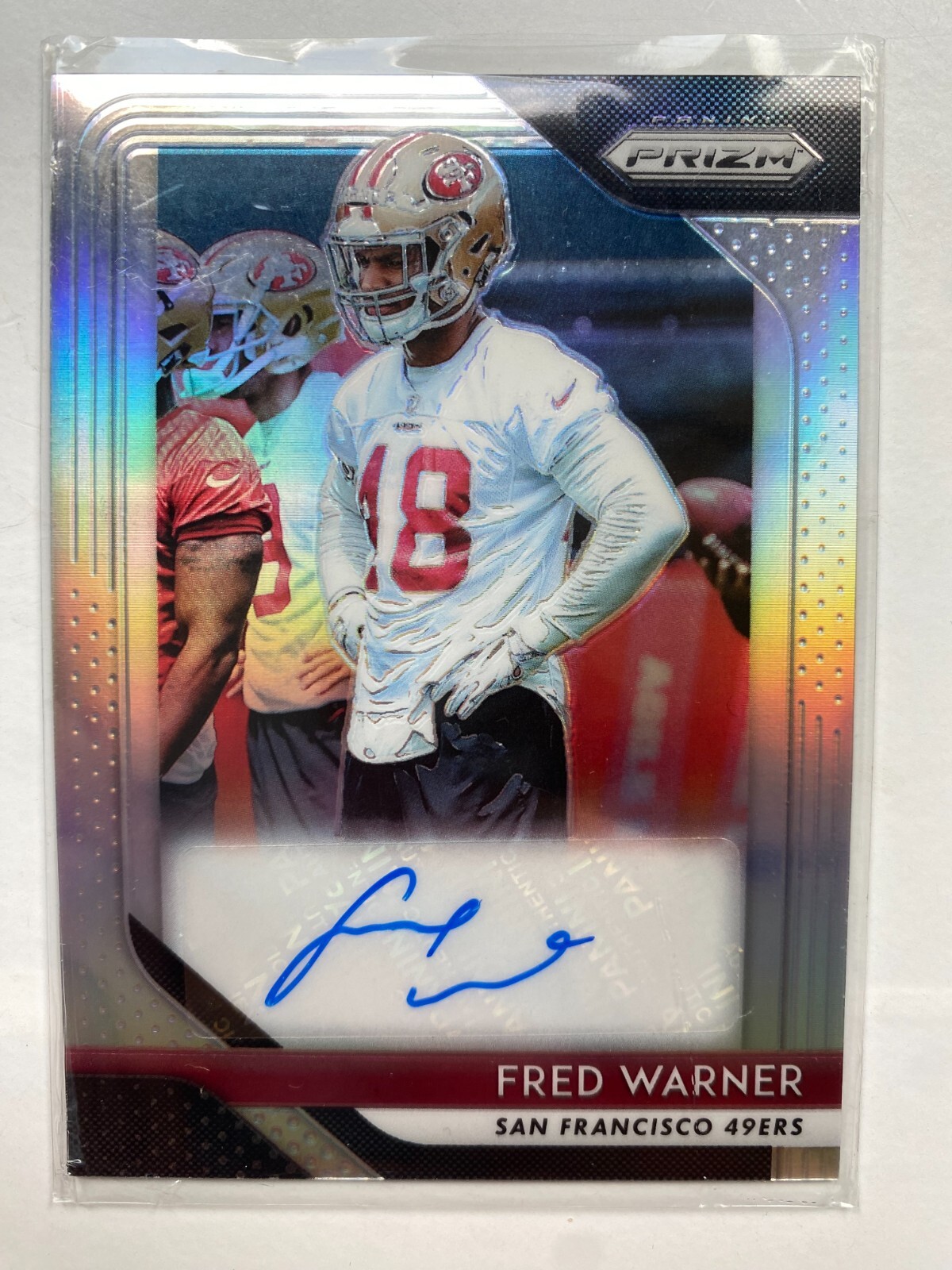 2018 Panini Prizm Fred Warner Rookie Auto Silver | eBay