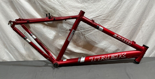 2007 Trek 3700 18" Alpha Custom Aluminum Mountain Bike Frame +BB Red ...