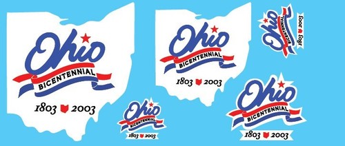 EASY STREETS N SCALE BARN SIGNS - "OHIO BICENTENNIAL 1803-2003" (5) | eBay