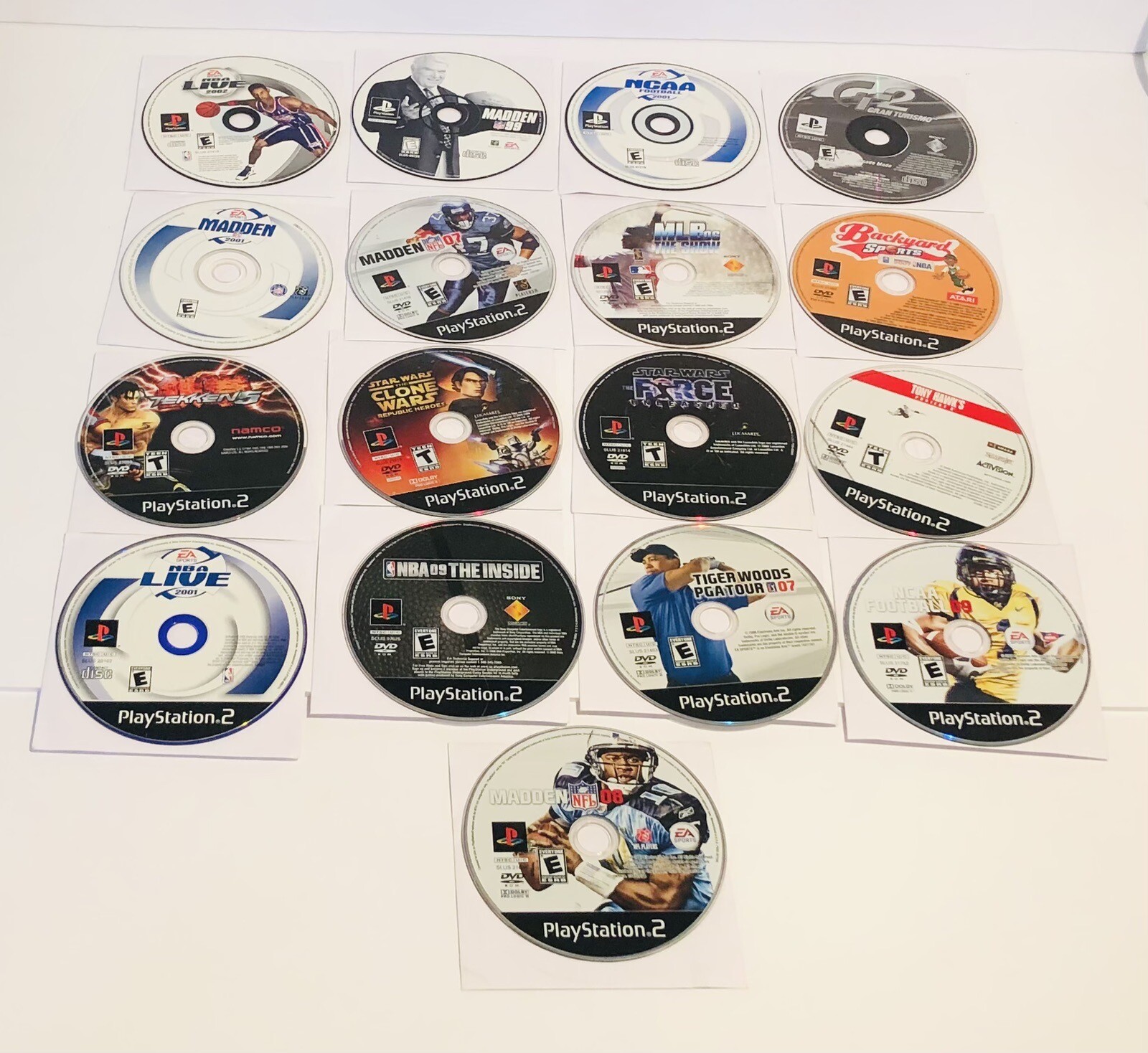 LOT OF 17 PlayStation PS1 & PS2 Games Discs Only Untested | eBay