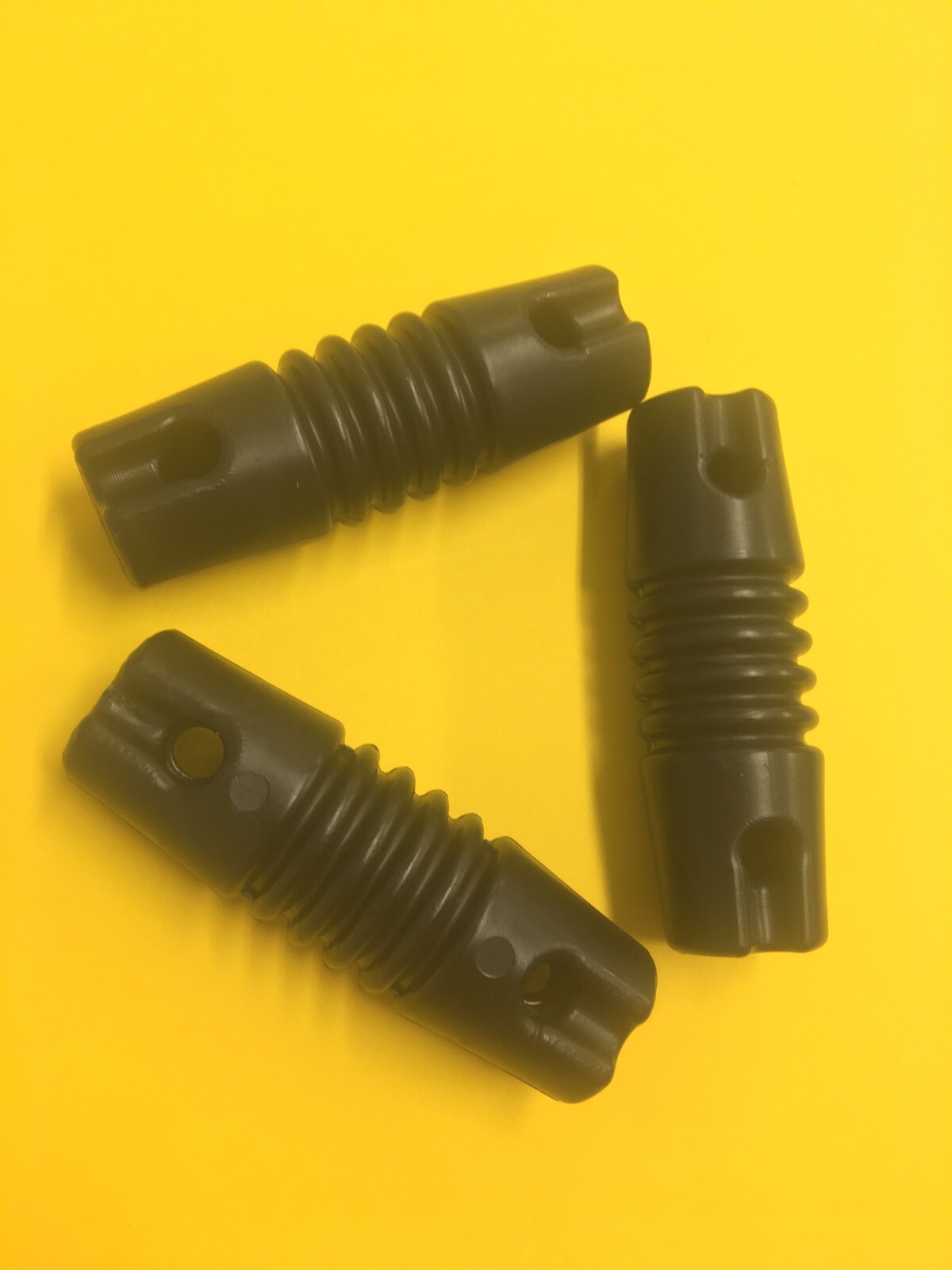 3 Pak Black Nylon Dog Bone Antenna Insulators For Ham Radio/ Shortwave ...