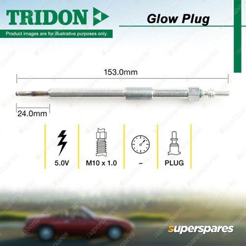 Tridon Glow Plug for Ssangyong Rexton GAB 2.7L 5cyl D27DT 2003-2012 | eBay