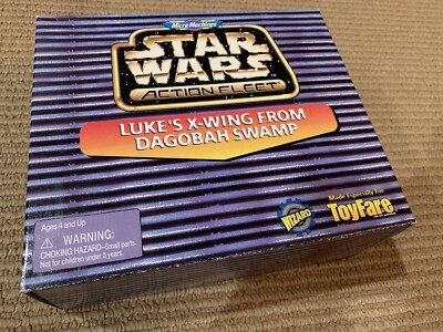 Star Wars ACTION FLEET Micro Machine Luke's X-WING from Dagobah Swamp ...