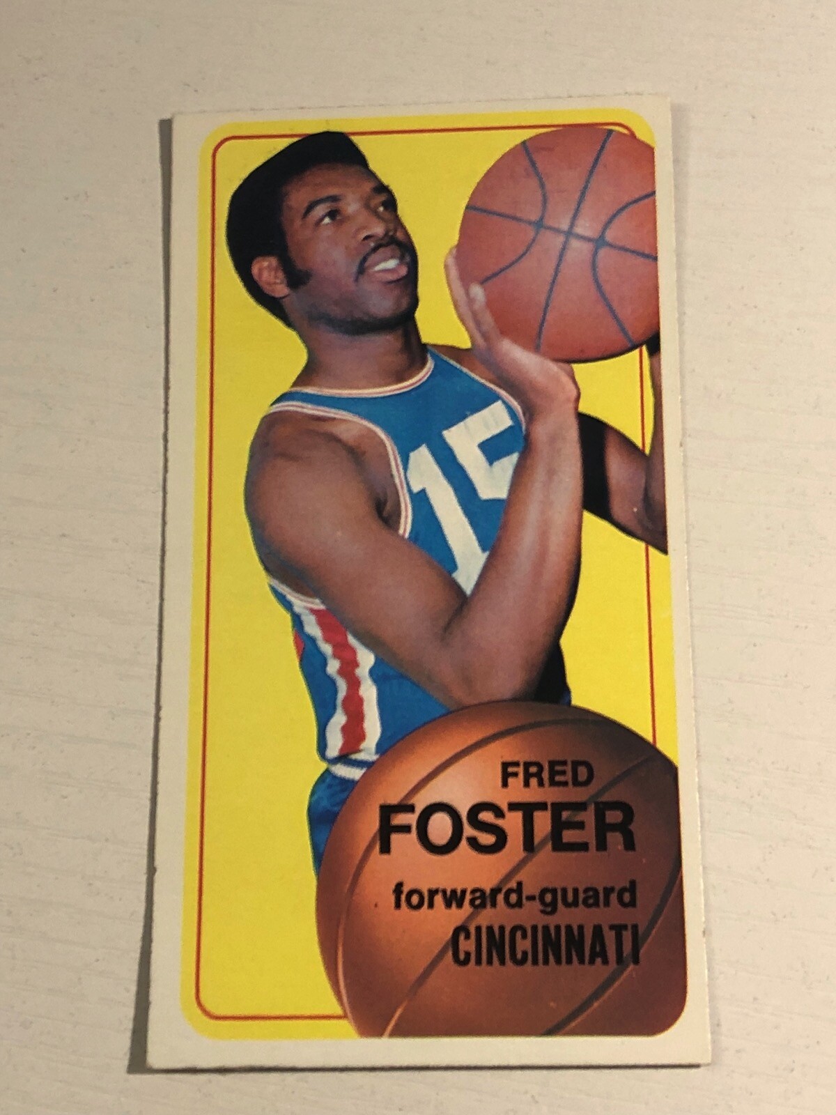 1970-71 Topps Basketball Fred Foster - Cincinnati Royals 53 | eBay