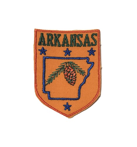 Vintage State Patch, Arkansas, 2 X 3 Inches | eBay