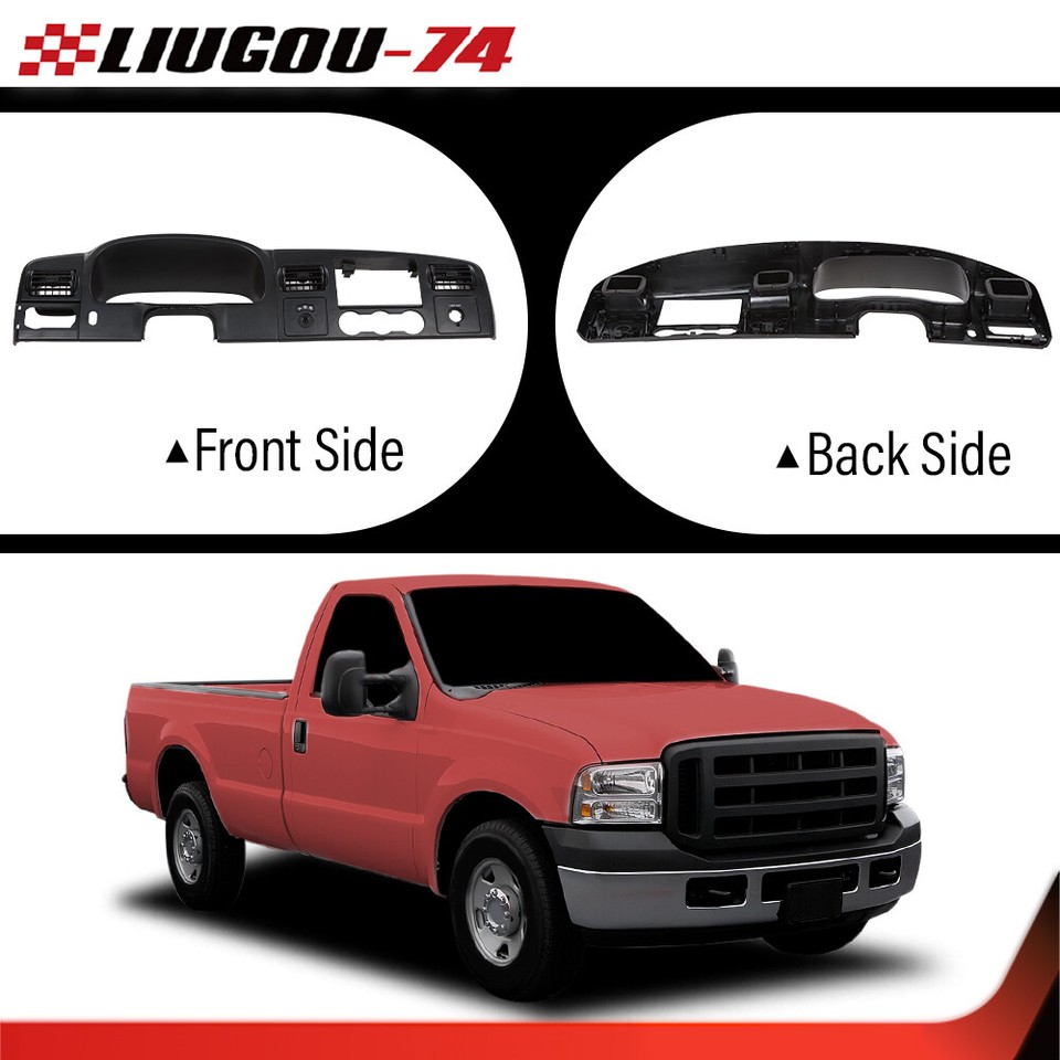 Fit For 2005 2006 2007 Ford F-250 Dash Bezel Dash Board Black Surround ...