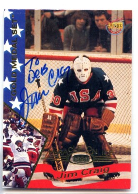 Jim Craig signed autographed Auto 1995 Card #9 Miracle on Ice 1980 | eBay