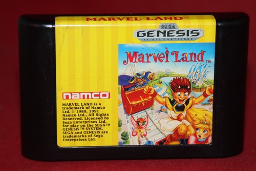 Marvel Land (Sega Genesis, 1991) Authentic Game Cartridge | eBay