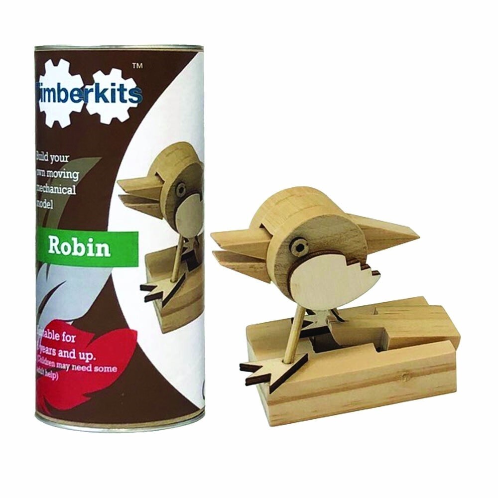 Timberkits. Robin Mechanical model kit made of natural wood | eBay