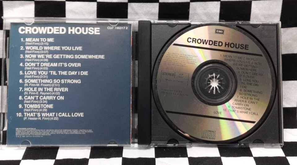 CROWDED HOUSE (Self Titled) Crowded House CD Album Neil Finn NZ VGC HTF ...