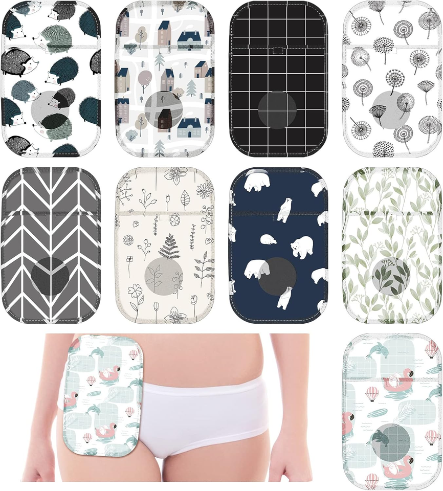 9 Pcs Ostomy Bag Covers Waterproof Ostomy Shower Cover Lightweight ...