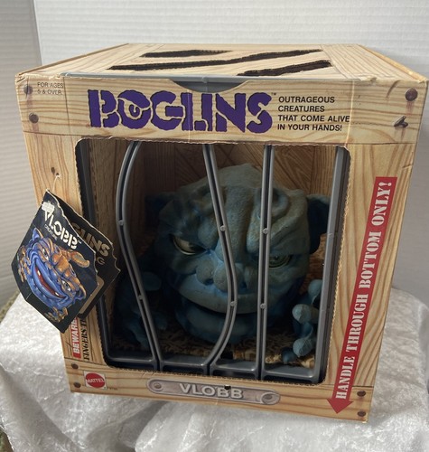 Vintage Original 1987 Boglins VLOBB Puppet Creature Mattel w/ Box, Bars ...