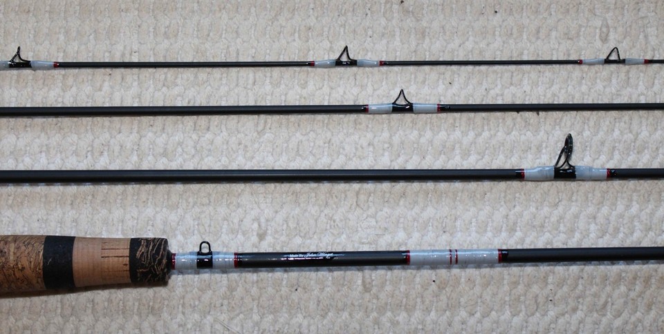 New Custom Made Small Stream Fly Rod 4 pcs / 7'-6" / 3/4 wt / & New Rod ...