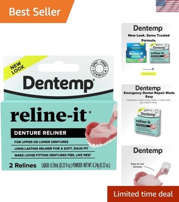 Ultimate Denture Reliner Kit with Custom 3-D Liner - Perfect for ...