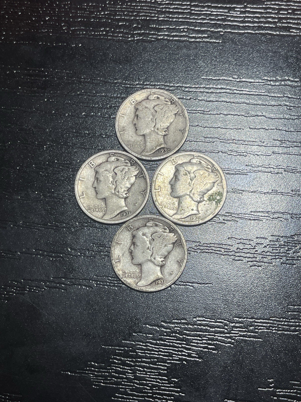 Lot Of 4 Semi-Key Date Mercury Dimes | eBay