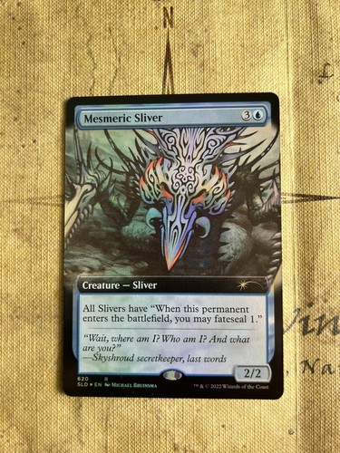 Mesmeric Sliver (Borderless & Foil) - Carte MTG Secret Lair | eBay