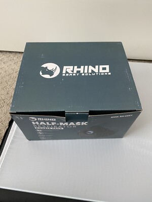 Rhino Half Face Respirator Mask Kit Filter Cartridges Pre ...