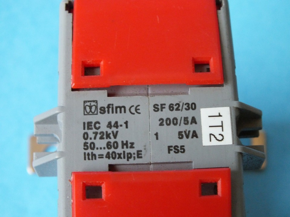 Lot of 3 pcs SFIM SF62/30 Attach Current Transformer, 200/5A 5VA | eBay