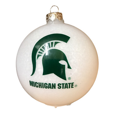 NCAA Michigan State Spartans Color Changing Ball Ornament | eBay
