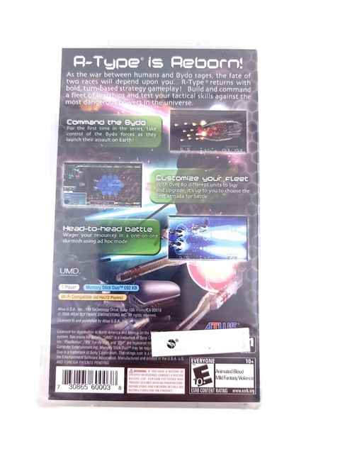 R-Type Command (Sony PSP, 2008) for sale online | eBay