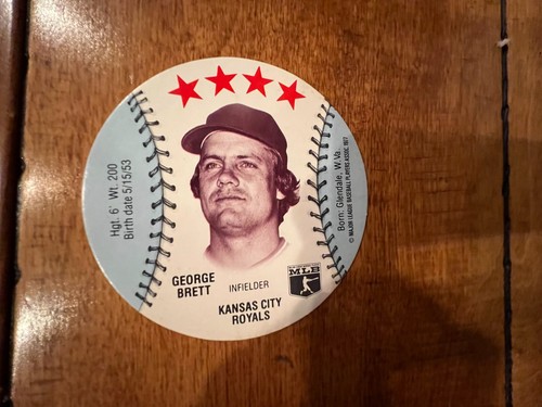 Rare Vintage 1977 Chilly Willee George Brett MSA Baseball Disc Royals ...