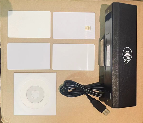 NEW YL160 4-in-1 Multi Magnetic Card Reader EMV/ IC Chip/RFID/PSAM+ ...