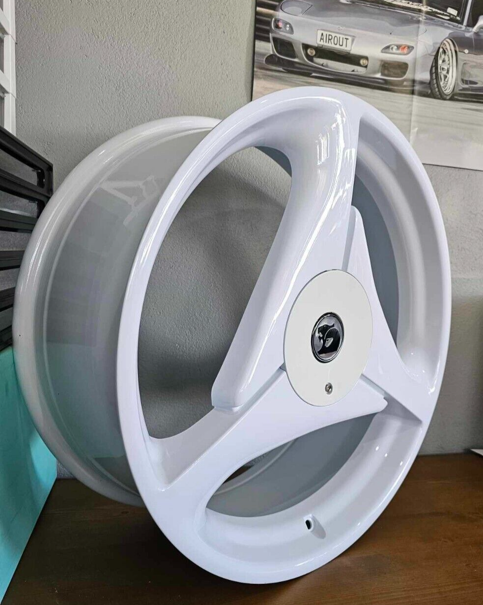 4x 20" TRISPOKE Style Wheels WHITE Suit Commodore VE, VF, VZ, VY- 20x8 ...