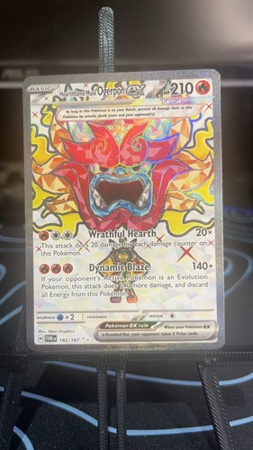 Hearthflame Mask Ogerpon EX 192/167 Full Art NM/M Twilight Masquerade ...