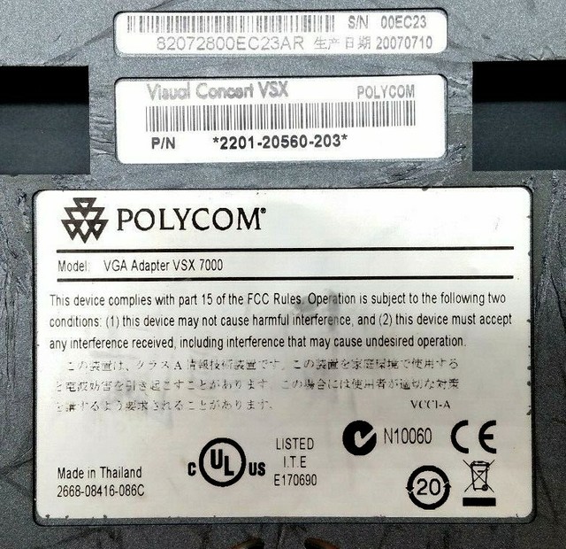 Polycom VSX 7000 NTSC Video Conference System for sale online | eBay