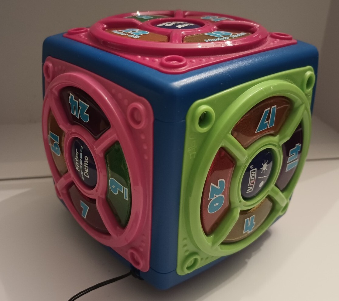 VTECH Get A Grip Math Number Educational Learning Game Cube TESTED ...