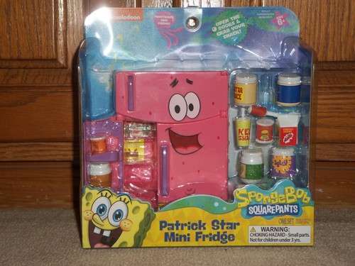 NEW, SPONGEBOB SQUAREPANTS Patrick Star Toy Mini Fridge | eBay