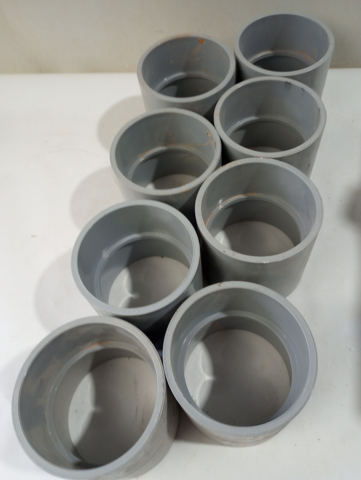 Open Box New Lot of 8 Kraloy CP35 Conduit Coupling PVC Size: 3-1/2 Inch ...