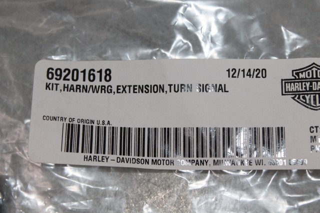 Harley Davidson Turn Signal Wire Extension 69201618 for sale online | eBay
