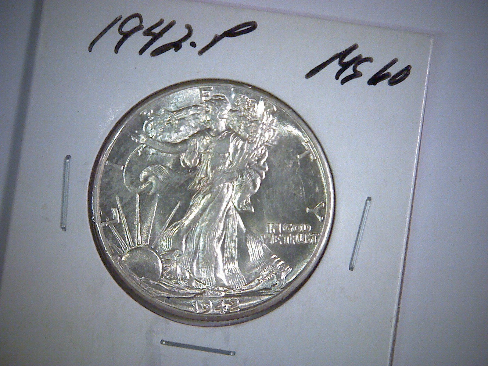 1942-P UNITED STATES WALKING LIBERTY HALF DOLLAR COIN, SILVER | eBay