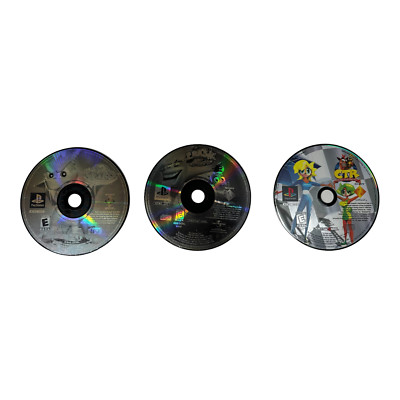 PS1 Game Lot Discs CTR: Crash Team Racing Crash Warped Spyro Year of ...