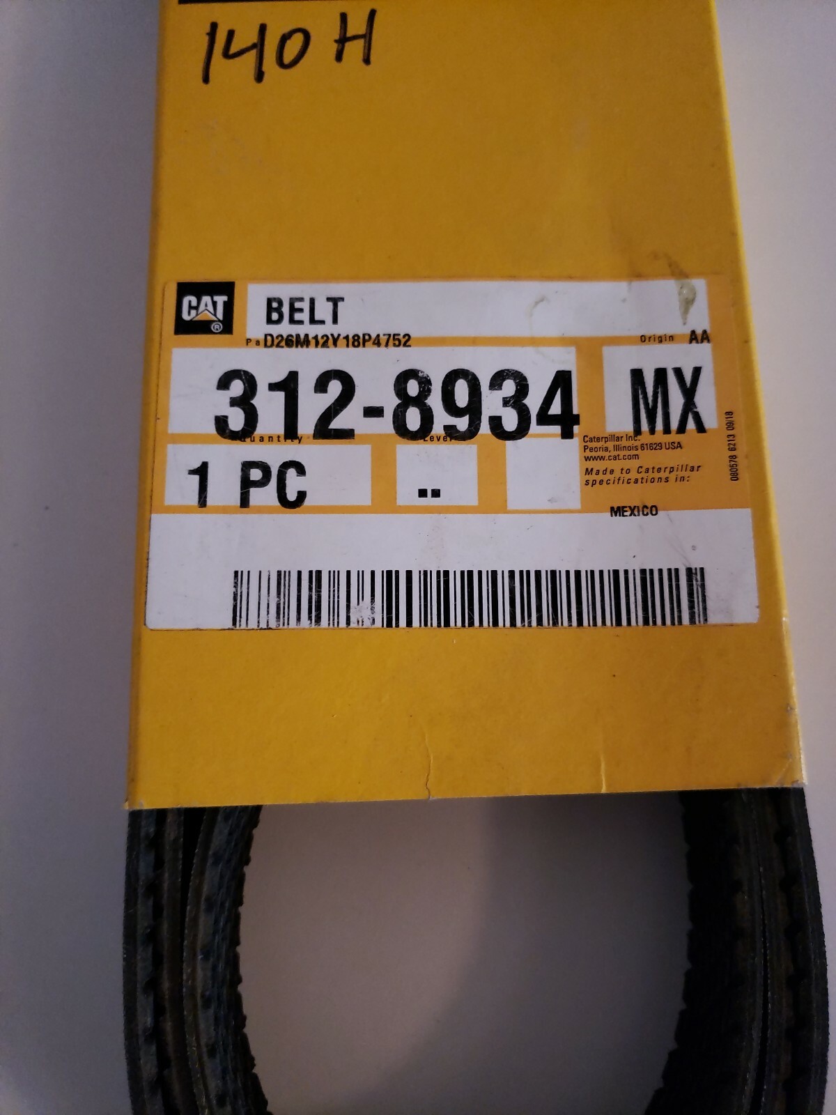 312 8934 CAT Serpentine Belt | eBay