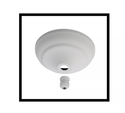 Monte Carlo Fan Co. Bowl Cap for Light - Textured White - MC97TW | eBay