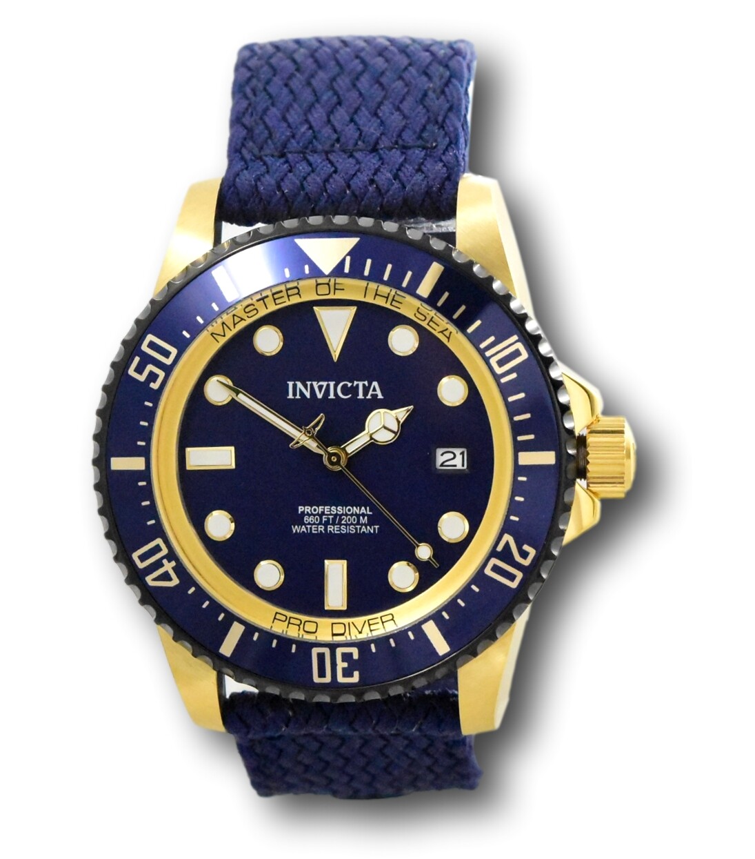 Invicta Pro Diver Master of the Sea Men's 44mm Automatic Blue Watch ...