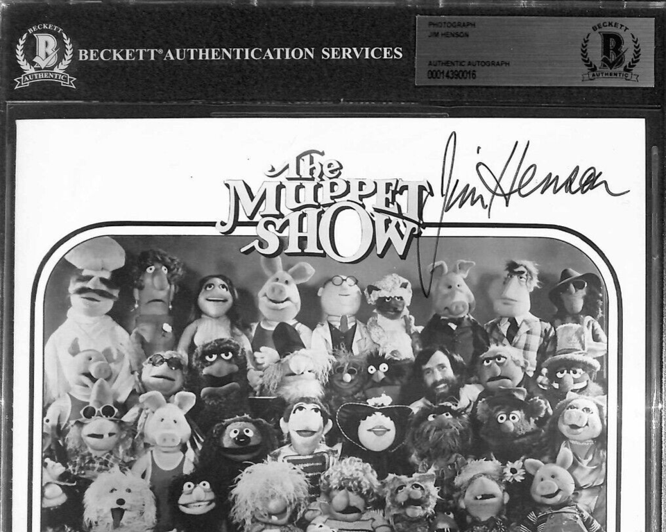 Jim Henson "The Muppet Show Promo Pic" Signed Autographed 8x10 Photo ...
