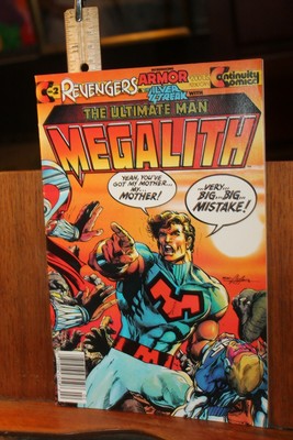 Vintage Comic Book 1985 Continuity Comics Megalith no.2 Armor Silver ...