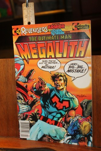 Vintage Comic Book 1985 Continuity Comics Megalith no.2 Armor Silver ...