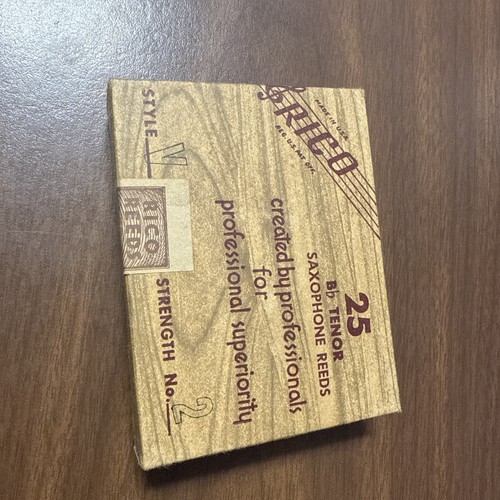 Rico Size 2 Tenor Saxophone Reeds 25-Pack | eBay