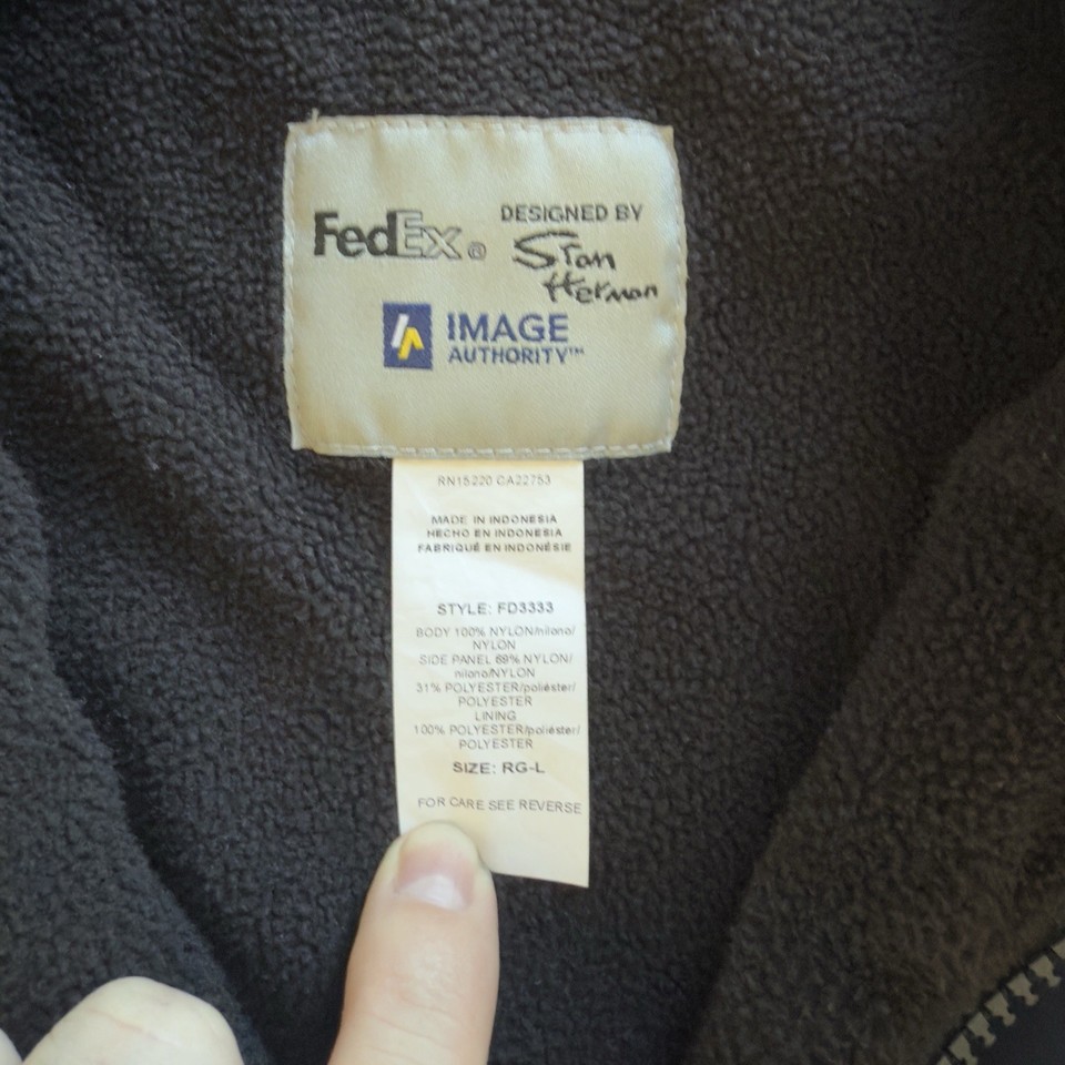 Vest Stan Herman Navy Blue Purple Reflective Water Resistant Uniform RG ...