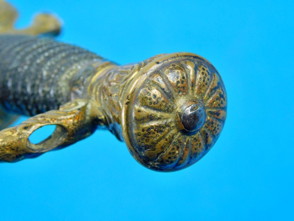 Antique US Model 1860 Springfield Armory SA Officer's Engraved Sword w ...