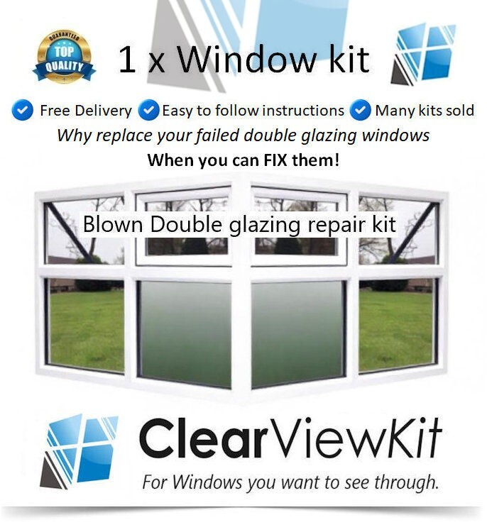 1-10 x Window kit Clears Condensation Failed Blown Double Glazing ...