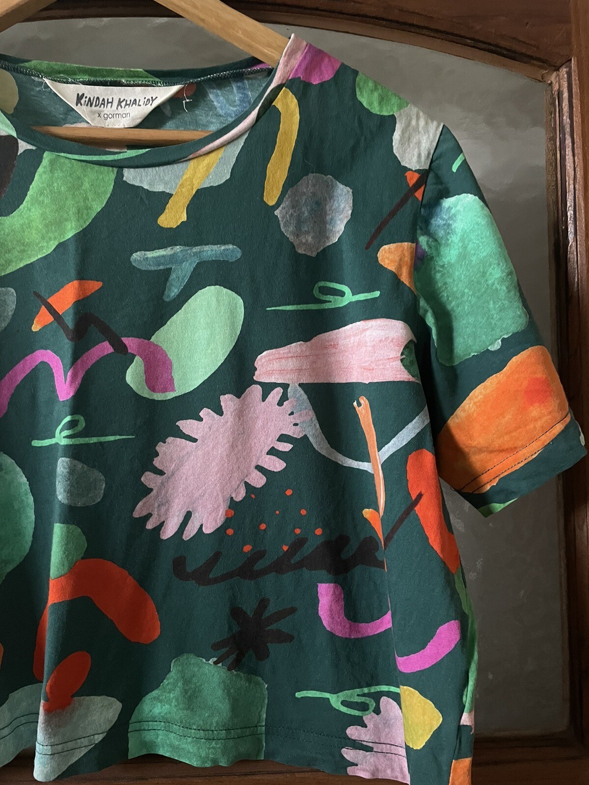 GORMAN KINDAH KHALIDY HOLIDAY T SHIRT GORGEOUS COLORS SZ 12 WARDROBE ...