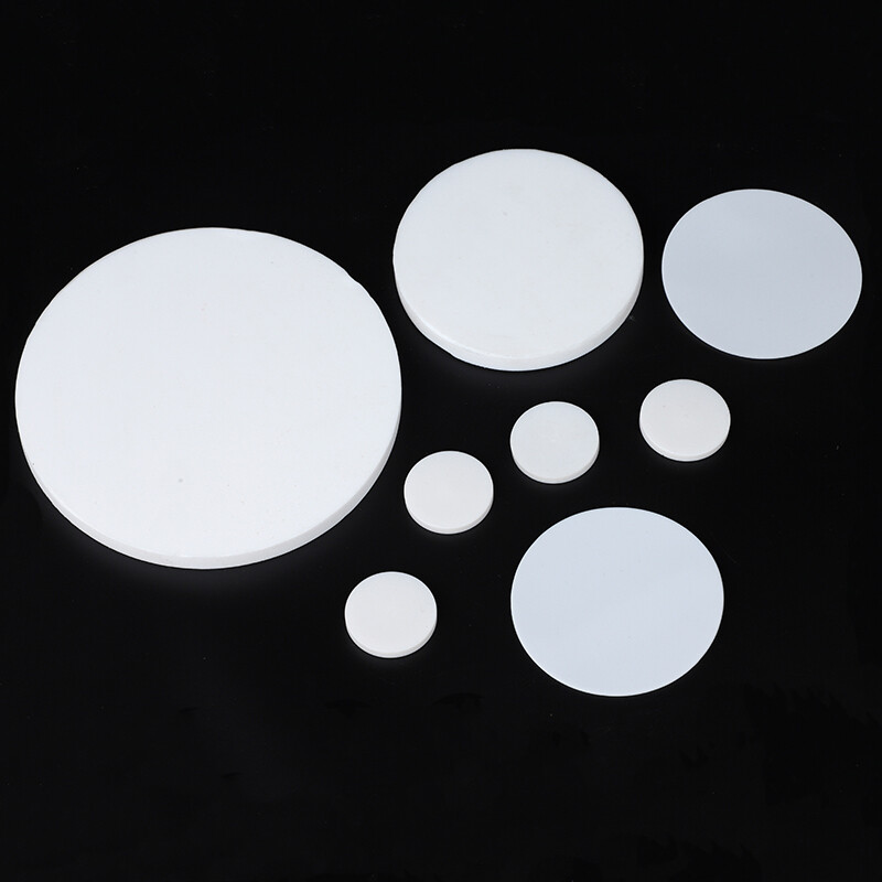 10x PTFE Plastic Solid Discs Flat Round Pad Sealed Cushioning 5mm-150mm ...