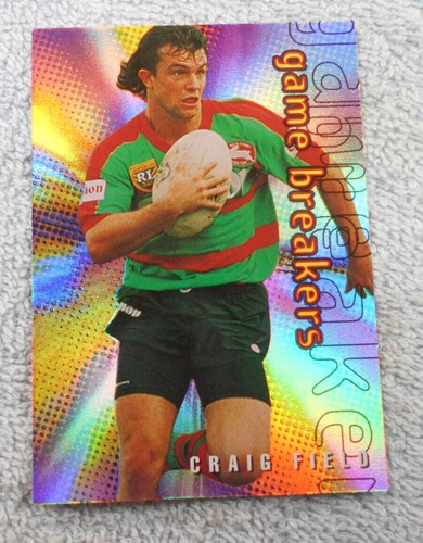 1996 SOUTH SYDNEY RABBITOHS GAME BREAKER RUGBY LEAGUE CARD - GB4 CRAIG ...