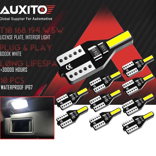 10x T10 194 168 SMD 7020 LED Car Wedge Tail Side Parking Light Globe ...